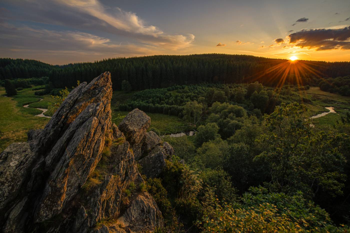 Schwalmbachtal und Bieley-Fels - Ostbelgien → Belgien