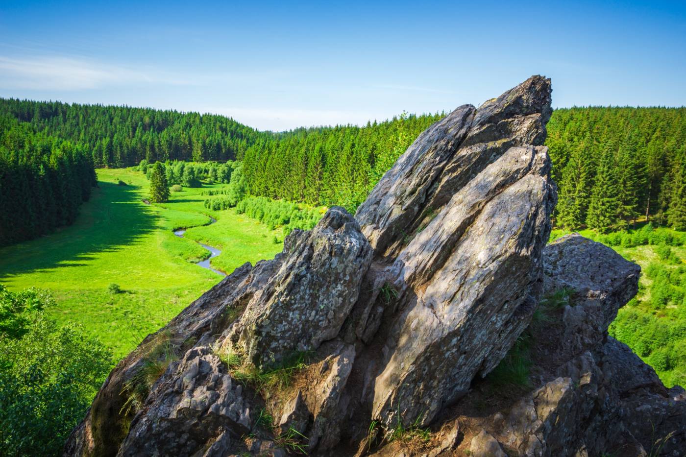 Schwalmbachtal und Bieley-Fels - Ostbelgien → Belgien